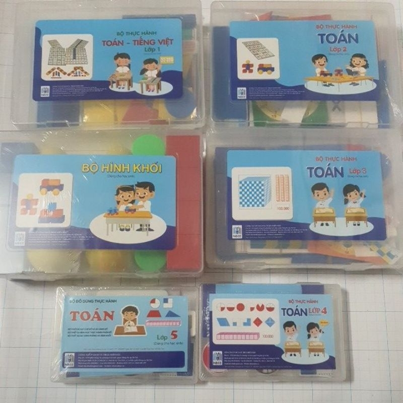 Math and Vietnamese Practice Set for grades 1,2,3,4,5 and block set (MB ...
