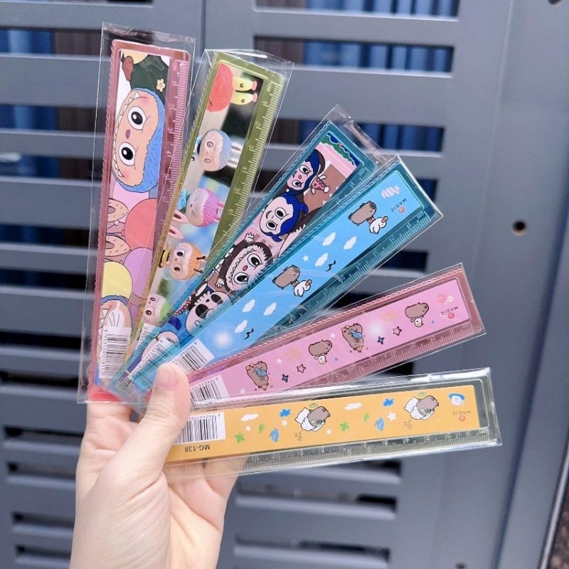 Labubu, Capybara 15cm plastic ruler | Shopee Malaysia