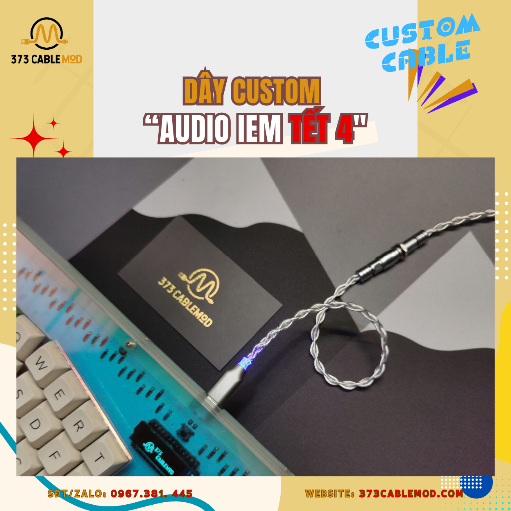 Custom Audio Cable CNY 4 - 373 Cablemod (Order) | Shopee Malaysia