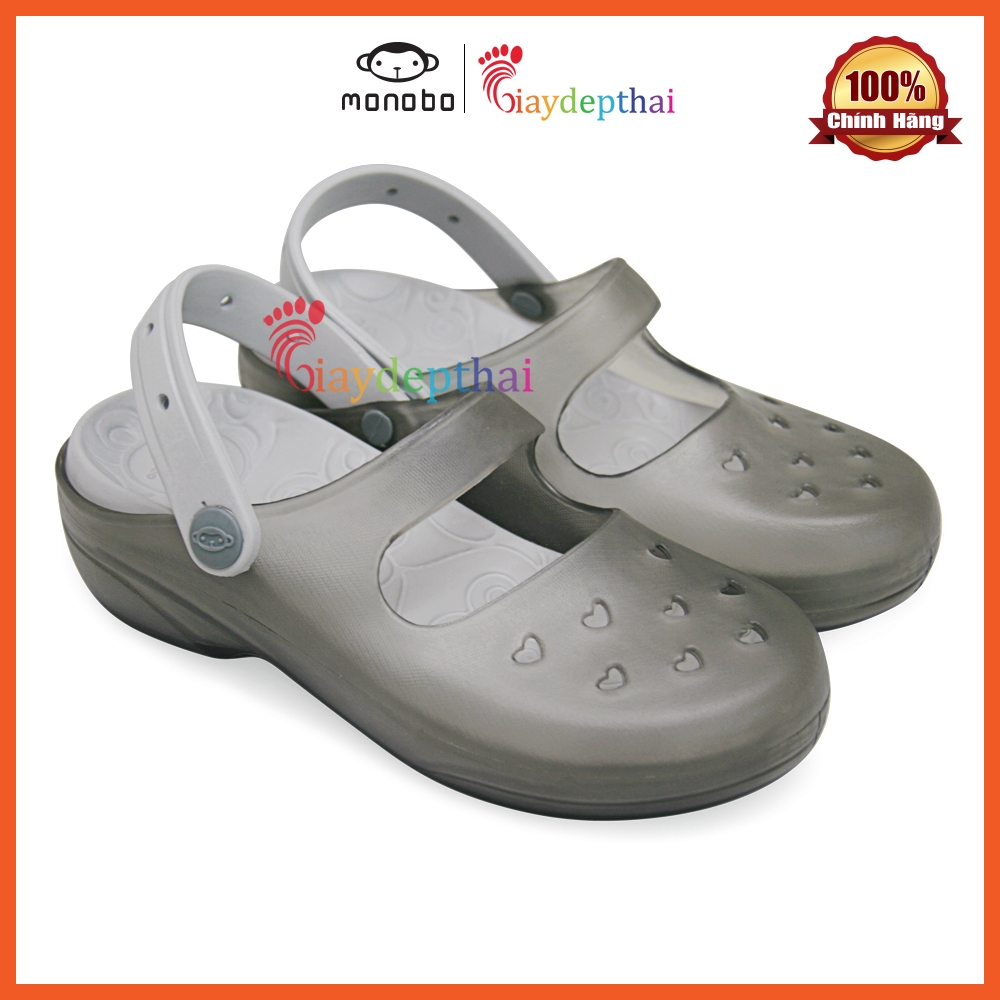 Monobo Kimberry Thai Plastic Shoes (Dark Gray) | Shopee Malaysia