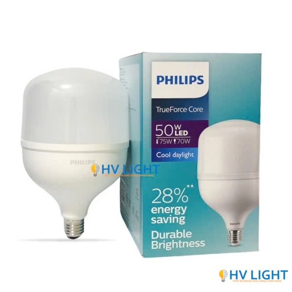 Philips Led bulb 50W E27 - GENUINE PRODUCT (energy saving, high light ...