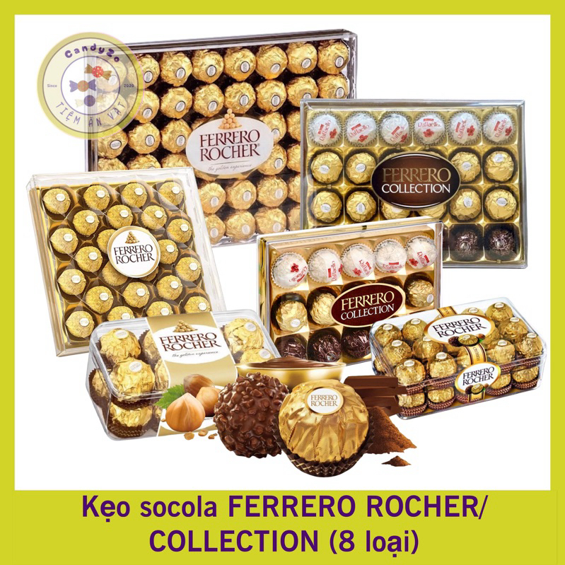Ferrero ROCHER chocolate candy 7 types | Shopee Malaysia