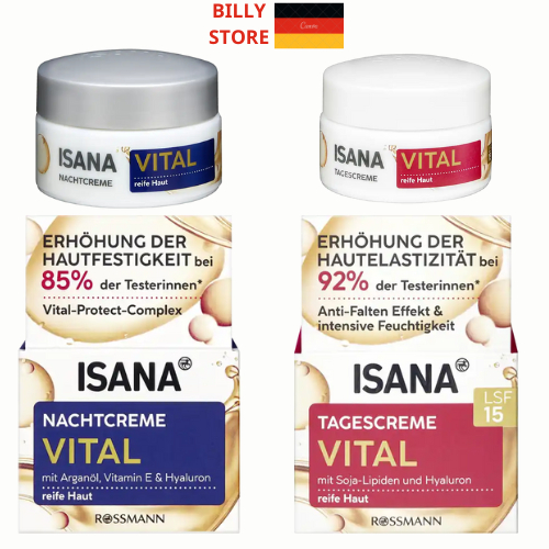 Isana Vital lotion set for ages 45-60 (Domestic Germany) | Shopee Malaysia