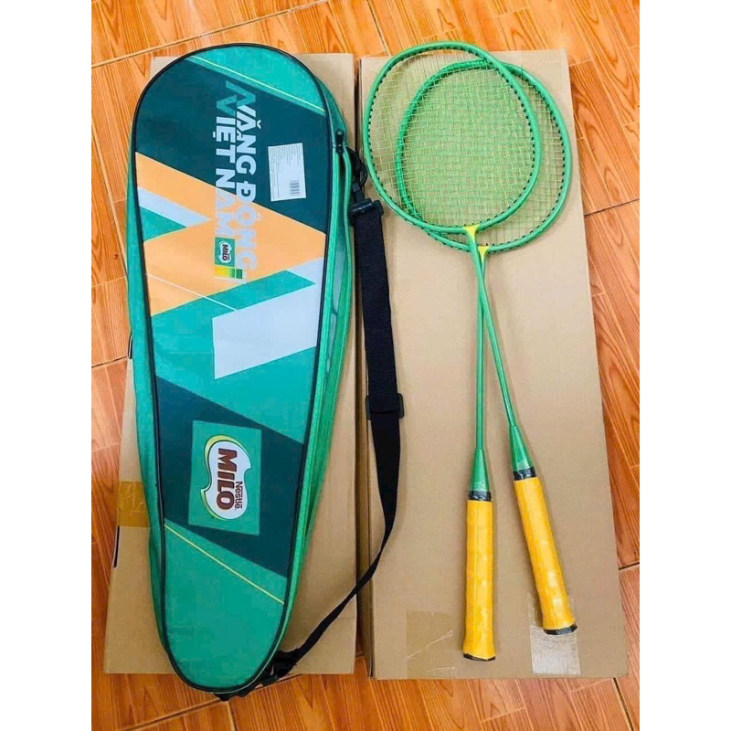 Milo BADMINTON RACKET SET INCLUDES 2 PCS - SPORTS WITH MILO | Shopee ...