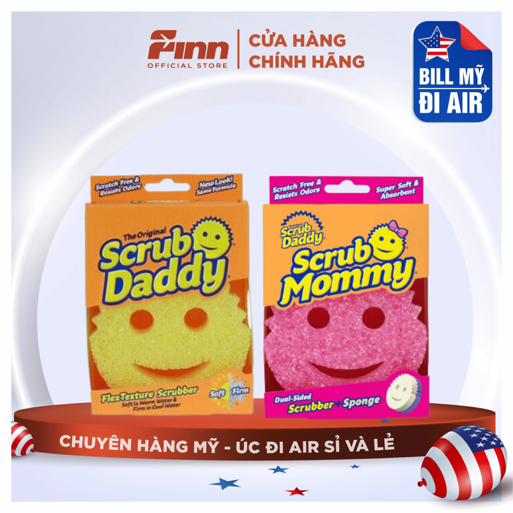 [BILL American AIR] Scrub Daddy FlexTexture Scrubber multi-purpose ...
