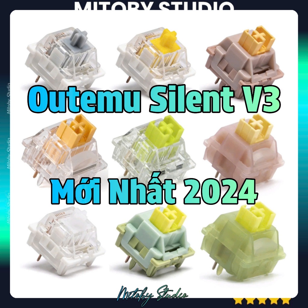 Switch Outemu silent Lemon Peach v2 linear switch keyboard Outemu silent V3 White Yellow Ocean ...