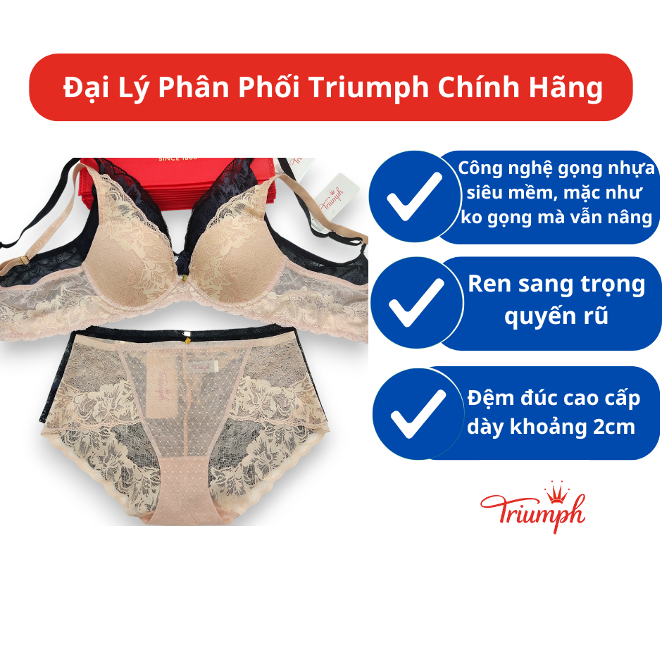 Bra, no underwire, lace, sexy lace panties - Triumph Magic Wire ...
