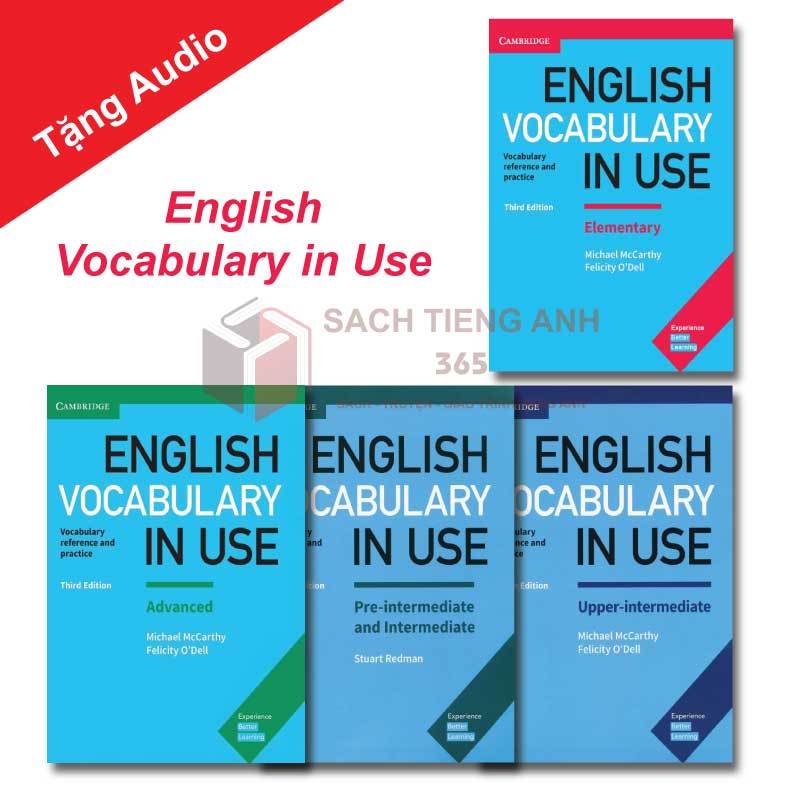 English Vocabulary in Use books - set of 4 books - full A4 color prints ...