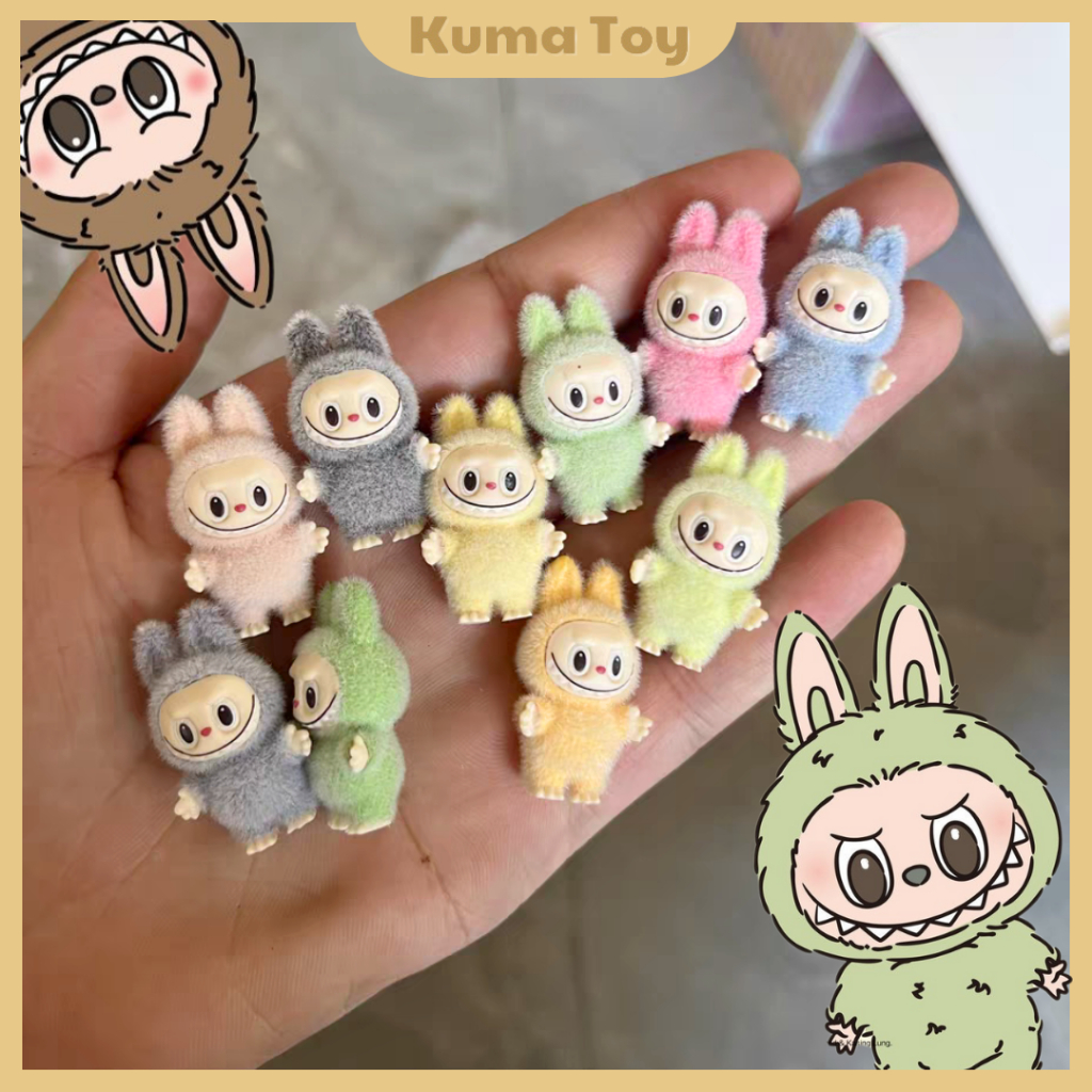 [Blind bag] mini standing Labubu model covered with 3-5cm plush, high ...