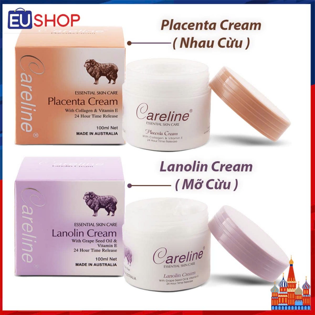 Careline Australian Sheep Placenta and Sheep Fat Cream, 100ml Bottle ...