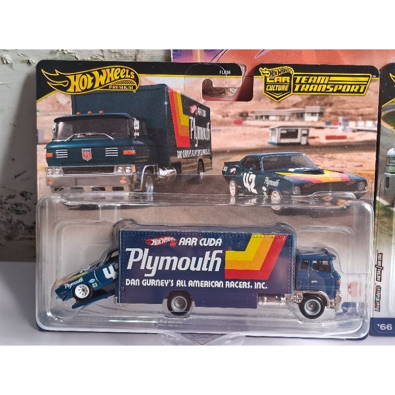 Hot WHEELS PREMIUM 1970 PLYMOUTH AAR CUDA & SAKURA SPRINTER TEAM ...