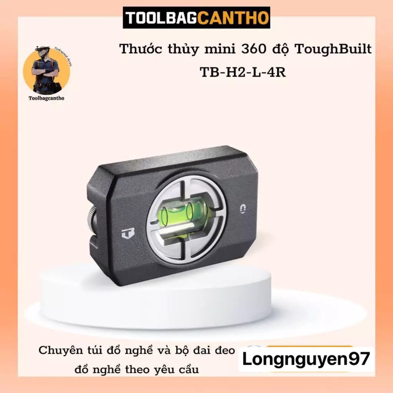 ToughBuild TB-H2-L-4R 360 degree mini level ruler | Shopee Malaysia