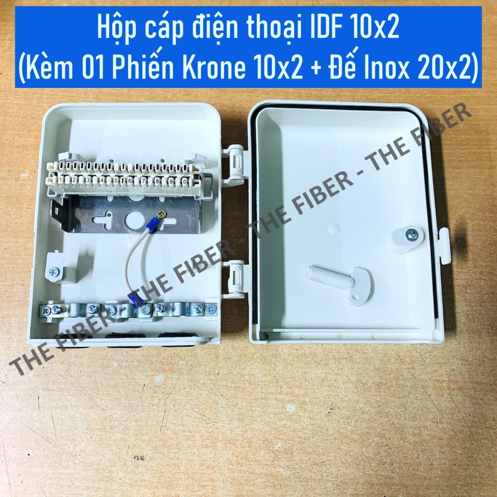 Idf 10x2 phone cable box (Includes 01 Krone 10x2 blade + 20x2 stainless ...