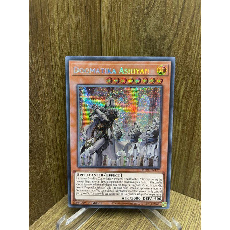 ( Genuine YUGIOH Card ) Dogmatika Ashiyan / Prismatic Secret Rare ...