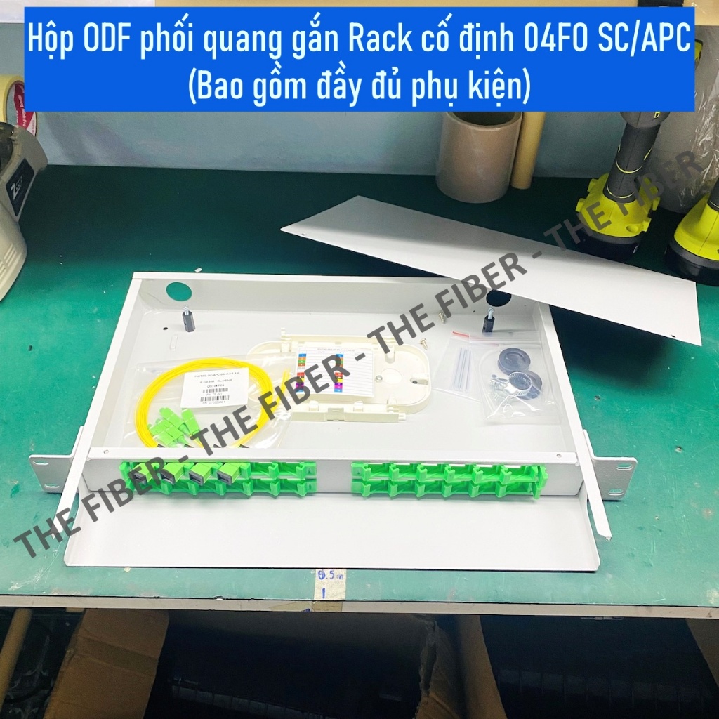 Fixed Rack Optical Distribution ODF Box 04FO/08FO/12FO/24FO SC/APC ...