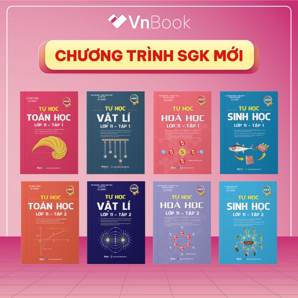 TRI Self-study book Math, Physics, Chemistry, Biology grade 11 New ...