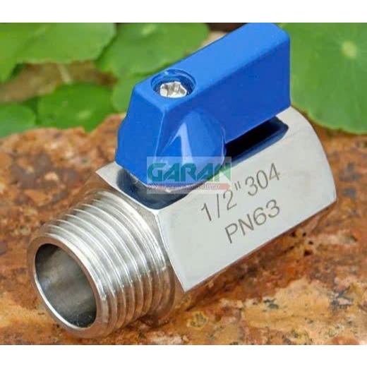 304 Stainless Steel Mini Ball Valve Internal Thread DN8 1/4 INCH and ...