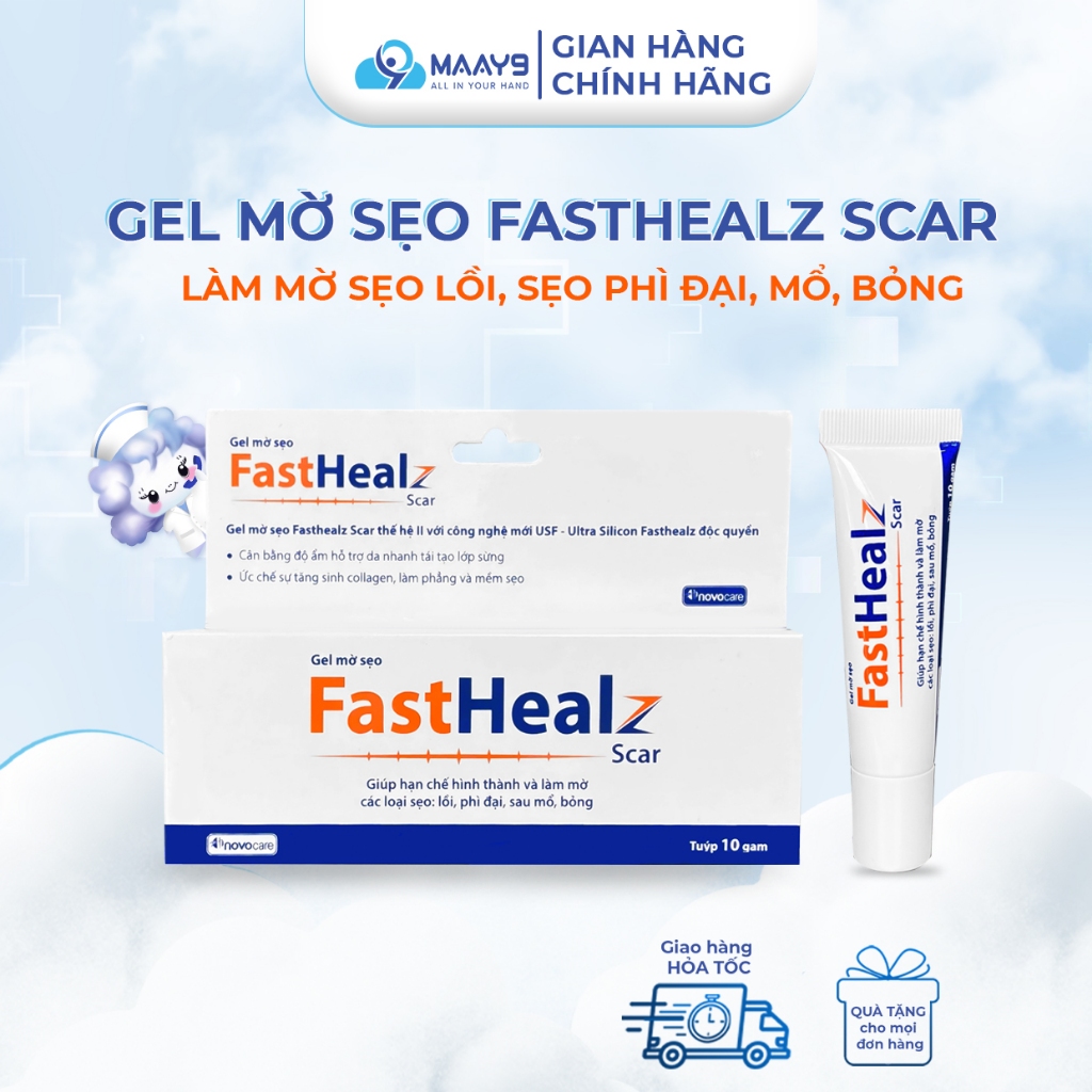 Fasthealz Scar Scar fading Gel limits formation and fades keloid scars ...