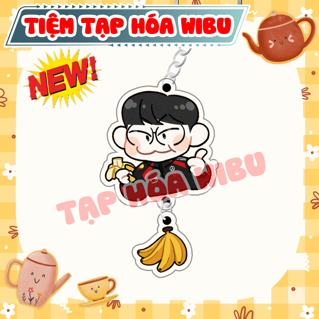 2-layer Acrylic Keychain SKT T1 Faker Gumayusi Oner League of Legends ...