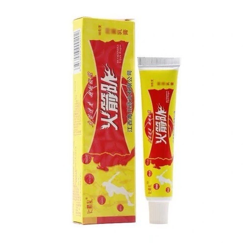 Red yellow cream for psoriasis dermatitis, keratosis, atopic itching ...