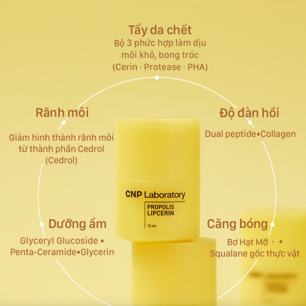 Cnp propolis lip balm helps lips become shiny after 1 night (15ml ...