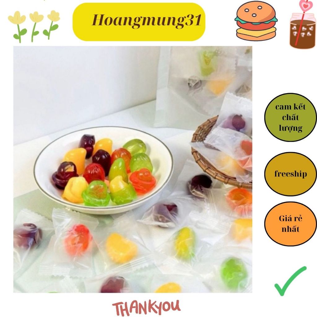 3d fruit gummies, peeled and peeled candy mixed flavors 500g, 200g ...
