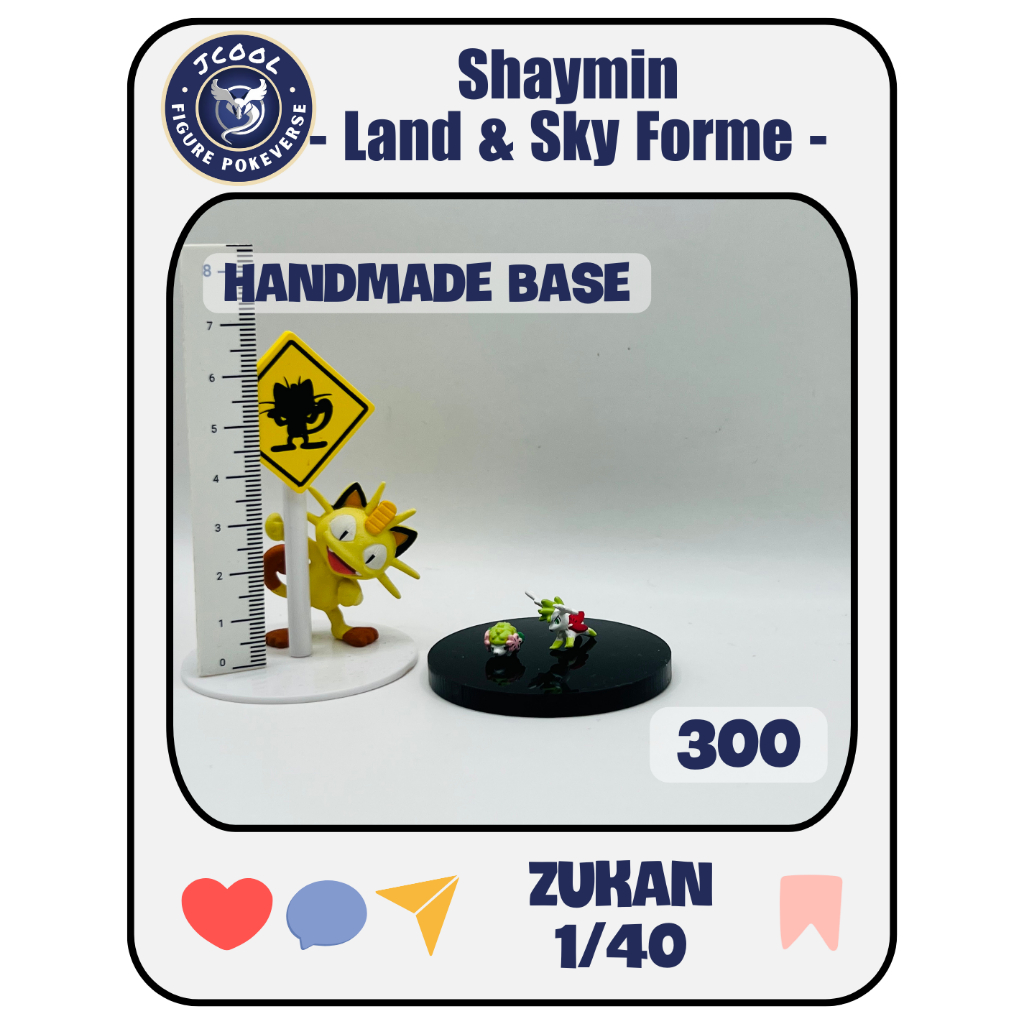 Shaymin (Land Forme & Sky Forme) - Gen 4 Sinnoh region - Pokemon model ...