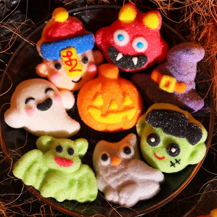 Halloween Character Sugar-Coated Gummy Candy (Retail 1 Tablet) | Shopee ...
