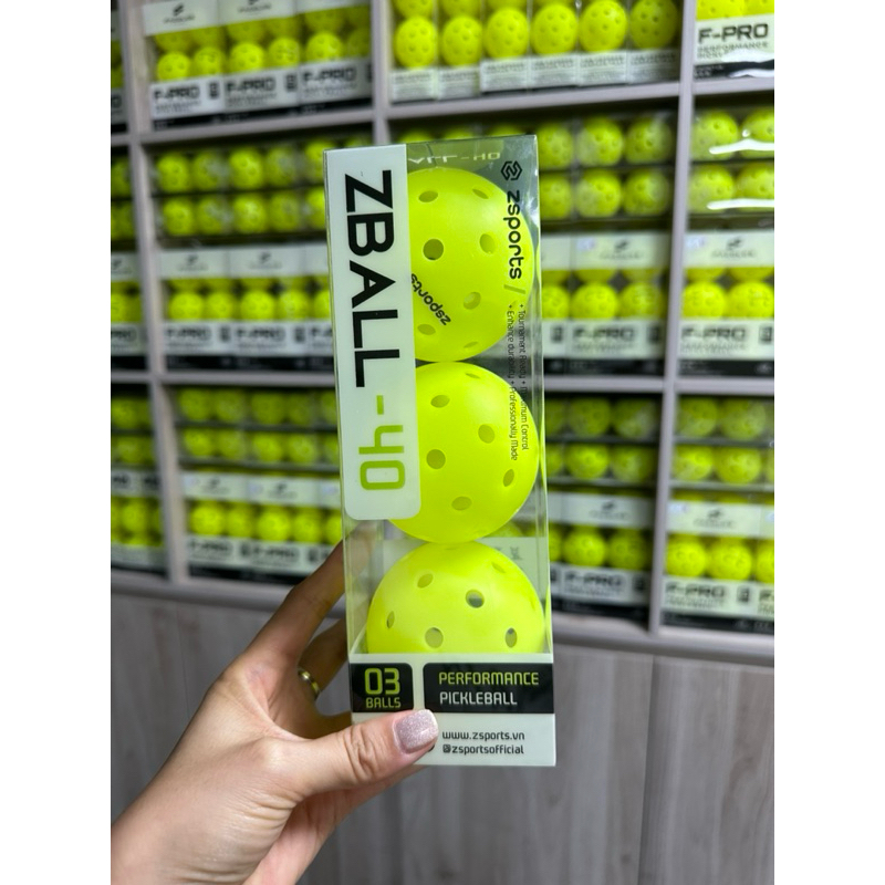 Usapa standard Zsport Pickleball, 40 holes with 74mm diameter | Shopee ...