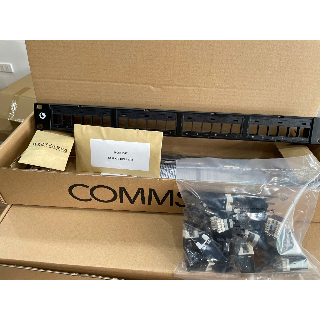 Patch panel connection bar 24 port CAT6 COMMSCOPE | Shopee Malaysia