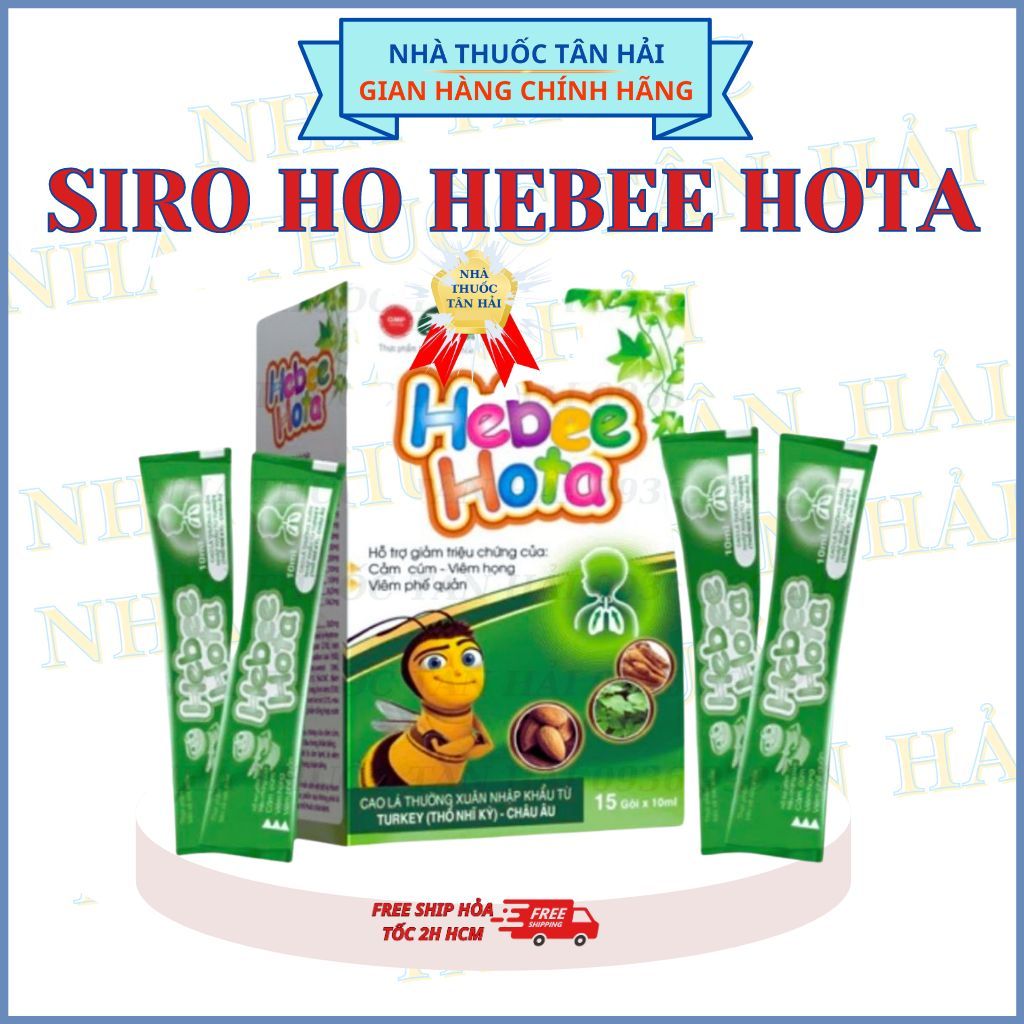 Hebee Hota Cough Syrup - helps reduce flu symptoms, sore throat ...