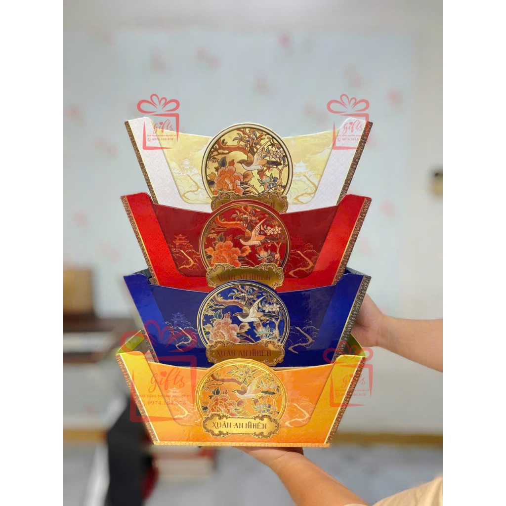 Boat tray as a gift basket set CNY - Spring 2025, new model 2025 in ...