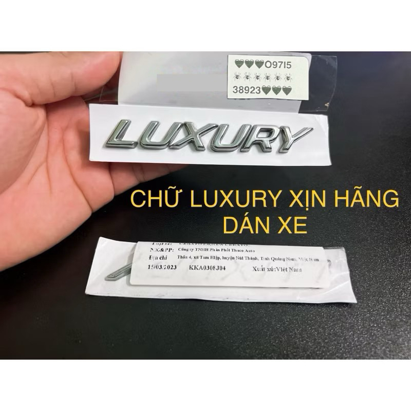 Genuine thaco LUXURY Logo, KIA MAZDA car sticker | Shopee Malaysia