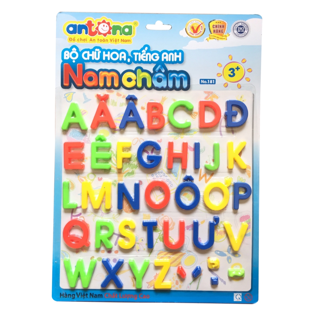 Antona Vietnam magnetic English and Vietnamese letter blister packs ...