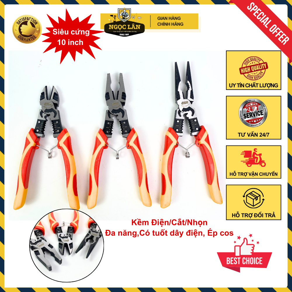 Electric pliers, sharp pliers, super strong CRV Fugu steel cutting ...