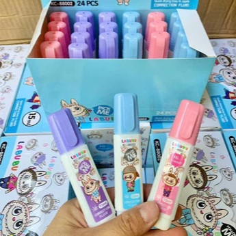 Capybara, Labubu quick-drying water erasing pen with 2 cute colors ...