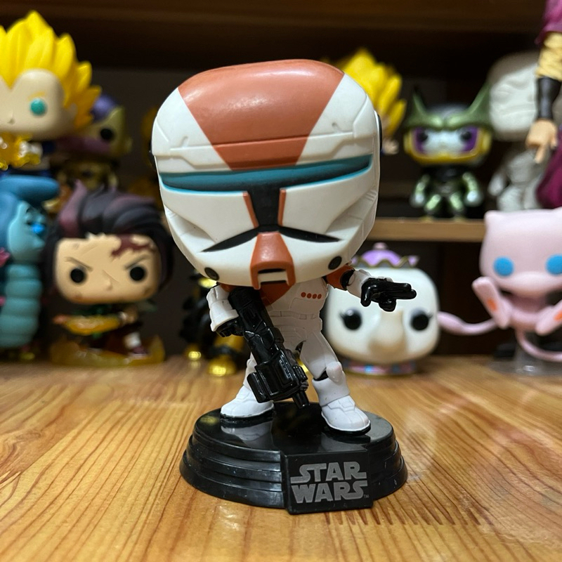 FUNKO POP! Funko Pop Figure! Star Wars Republic Commando Boss / GITD ...