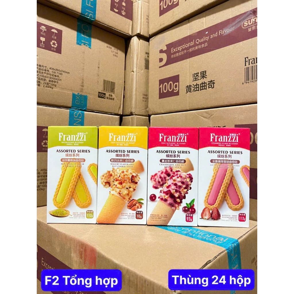 Franzzi biscuits mixed with 4 flavors box 93g and 112gr super hot new ...