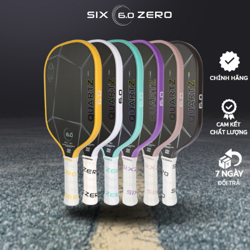 Genuine Six Zero Quartz Pickleball Racket - Many Colors | Shopee Malaysia