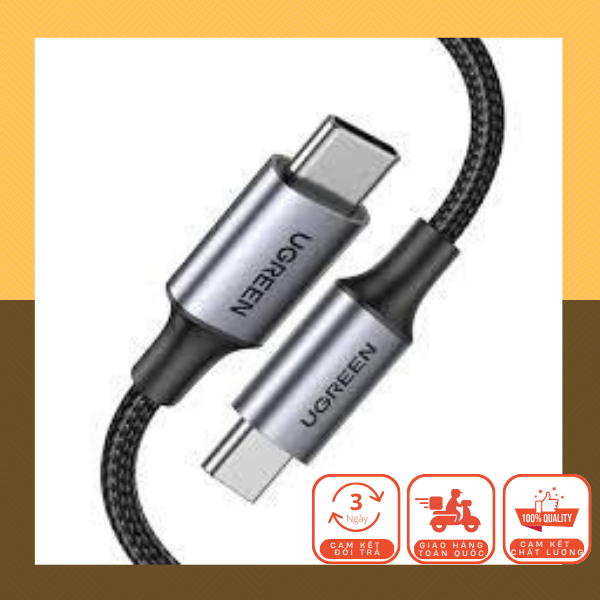Ugreen 50150 Charging Cable (Usb Type-C To Type-C, 1m Long, Nylon Braided) | Shopee Malaysia