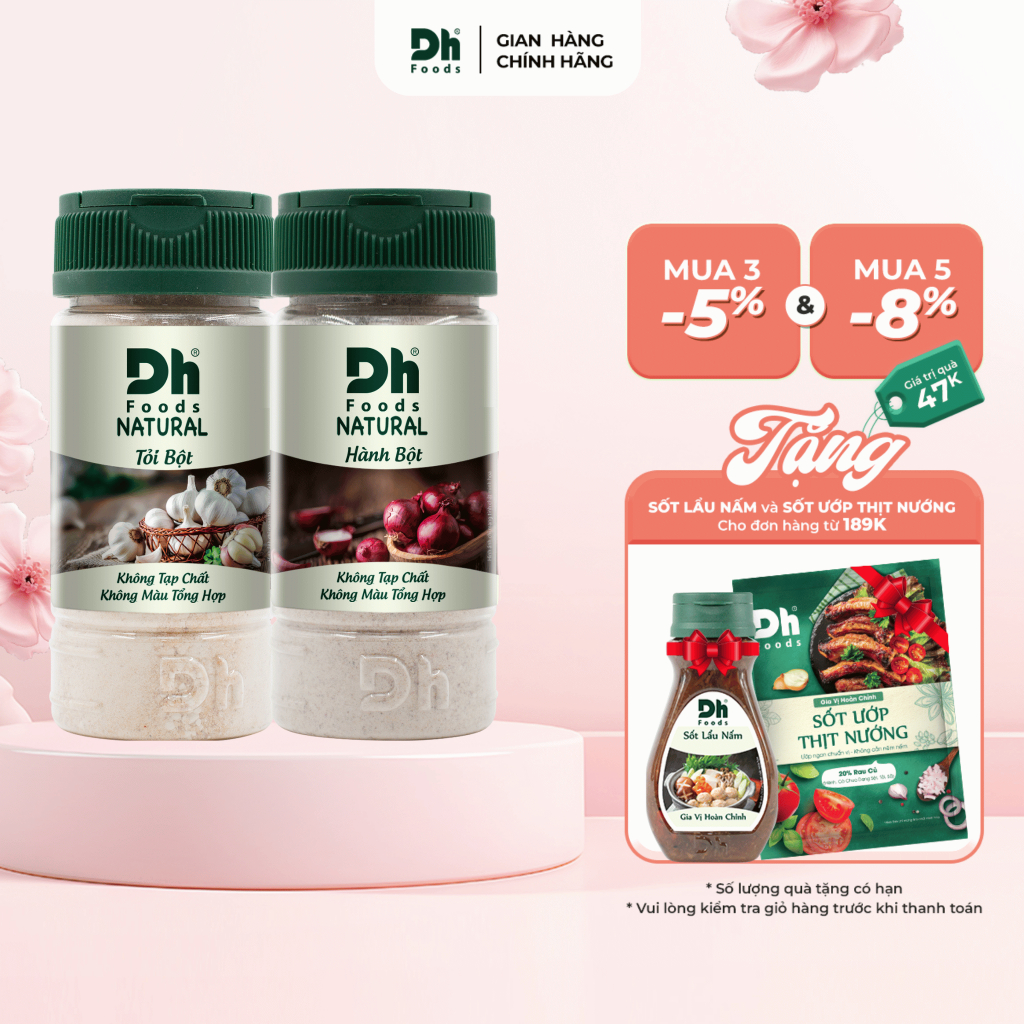 Combo of 2 jars of natural garlic, onion powder, Dh Foods food ...