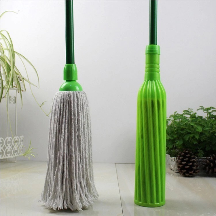 Self-wringing Mop with Stainless Steel Handle 1M4 Long - Removable Good ...