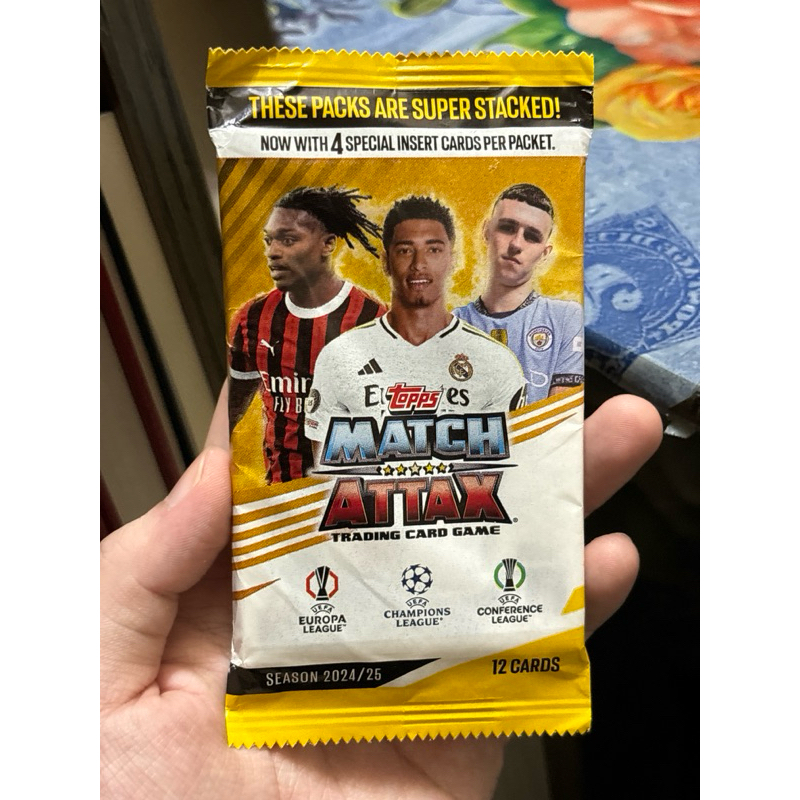 TOPPS MATCH ATTAX 24/25 PLAYER CARD PACKAGE | Shopee Malaysia