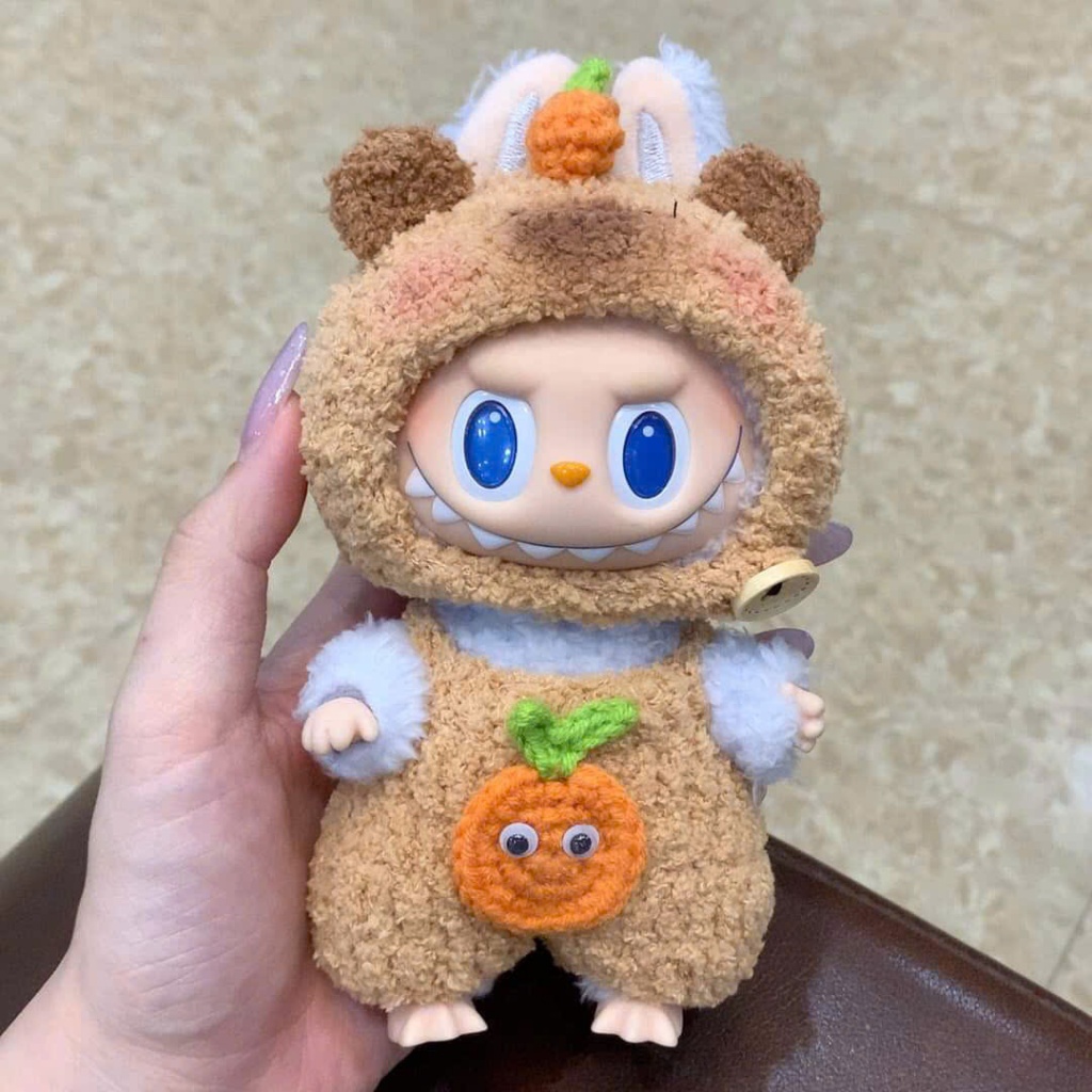 [Real photo] cute orange Labubu capybara handmade Set | Shopee Malaysia