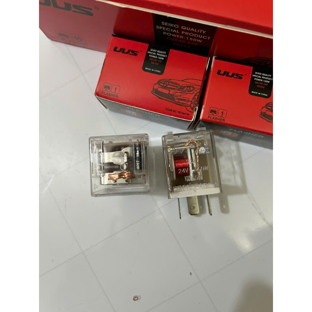 3-pin flashing relay, 12v, 24v electric turn signal flashing relay ...