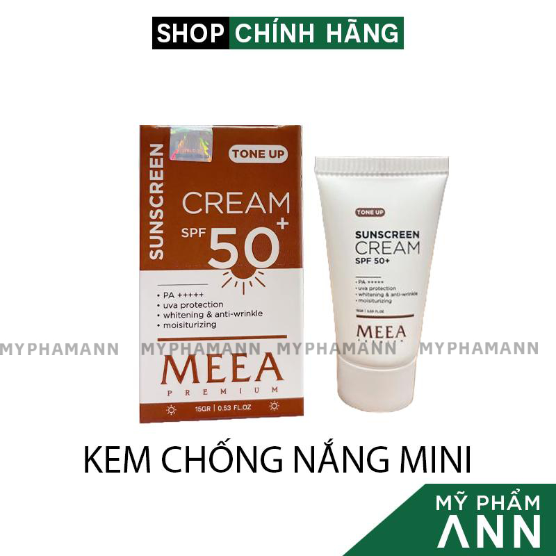 Genuine Meea Mini Tone Up Cream Ogranic Sunscreen | Shopee Malaysia