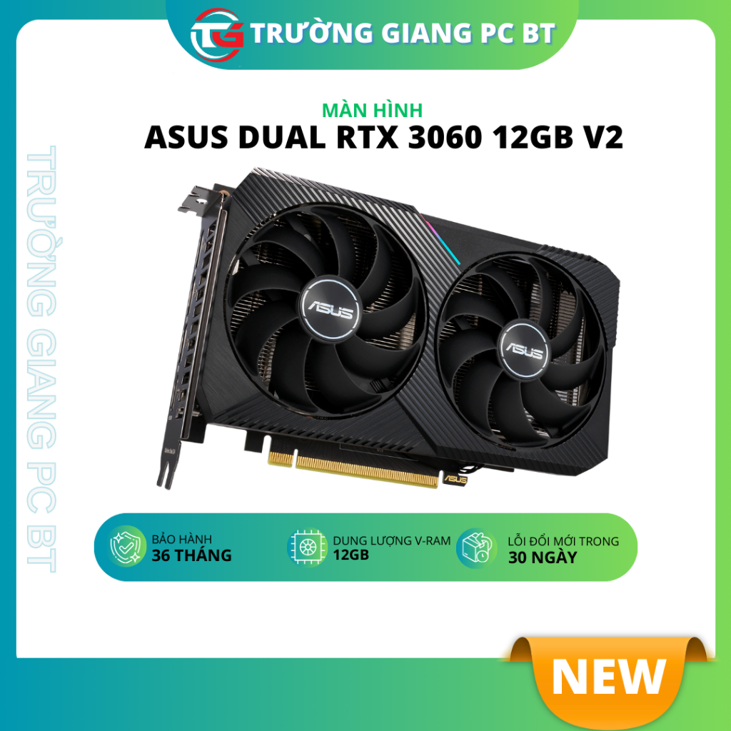 Vga Video Card ASUS Dual GeForce RTX 3060 V2 OC 12GB GDDR6 - NEW | Shopee Malaysia