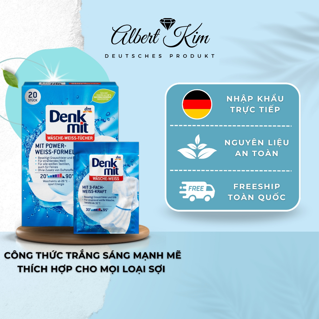 [German Goods] Bleaching German domestic clothes - Denkmit | Shopee ...