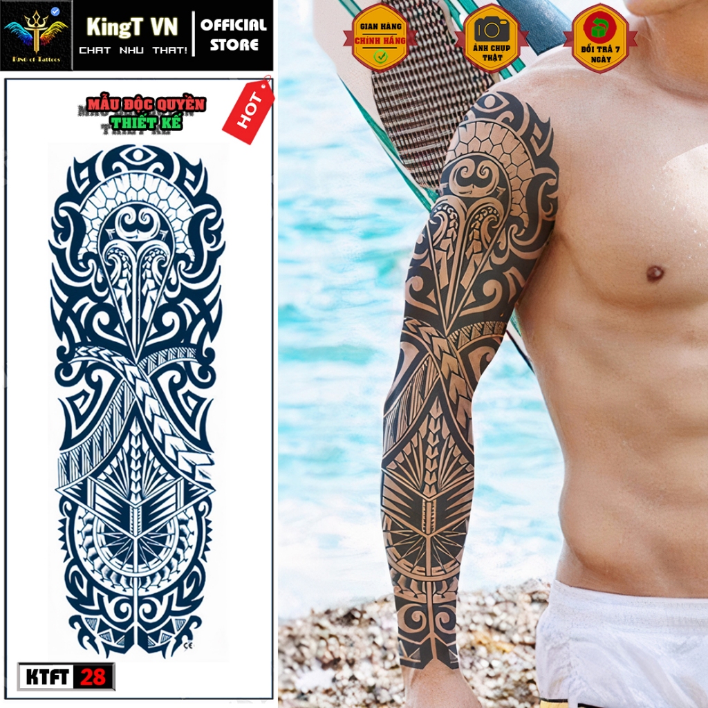 [Category I]15-day ancient Japanese maori full sleeve tattoo HOT model ...