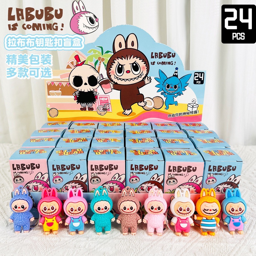 Blind box Secret gift box Blind bag Labubu keychain hot trend character ...